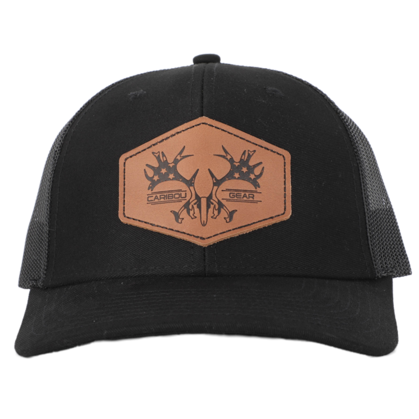 Black Snapback Hat | Caribou Gear – Caribou Gear Outdoor Equipment Company